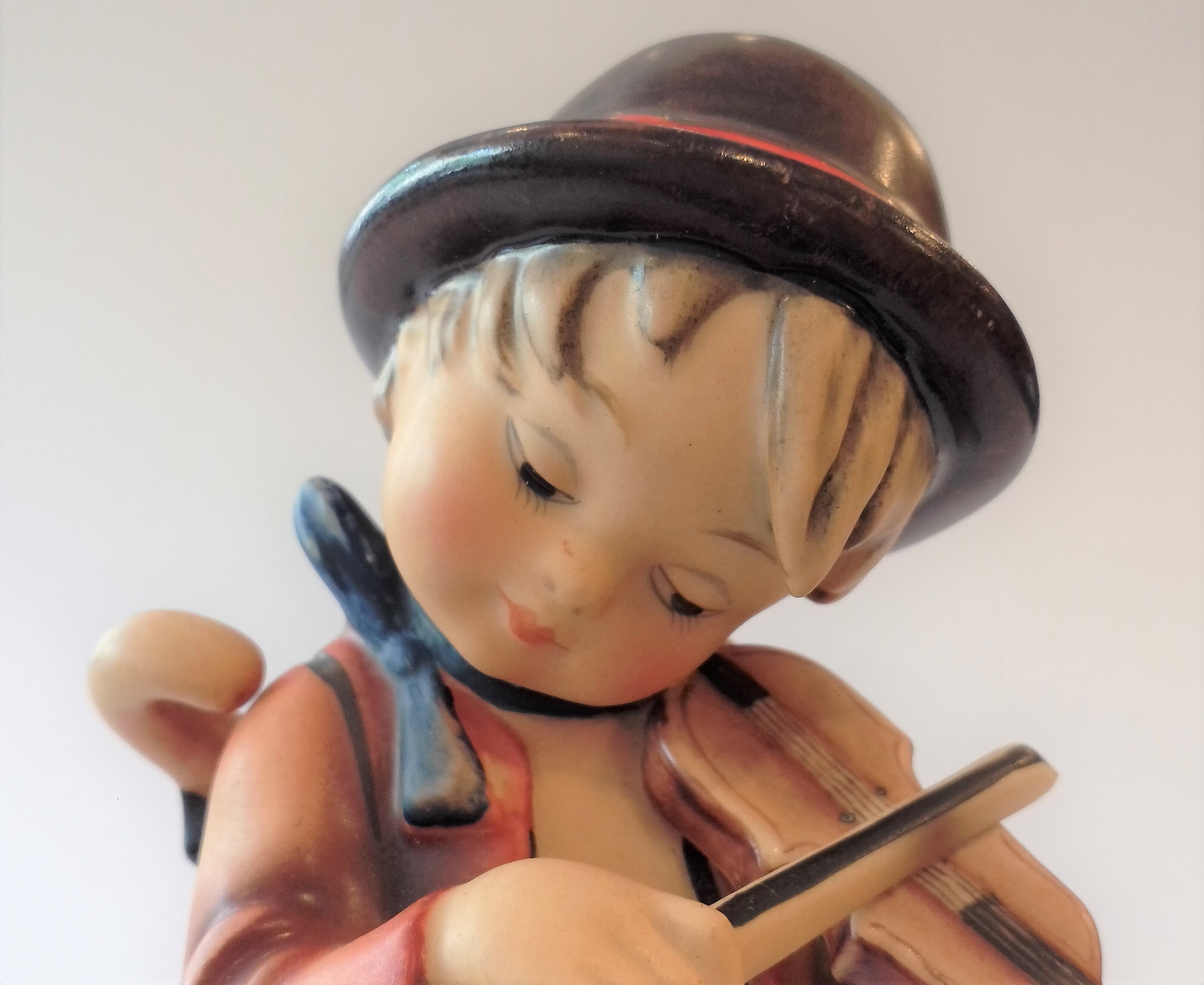 Vintage Hand-painted Hummel Model 2/1 little Fiddler With Incised Crown ...