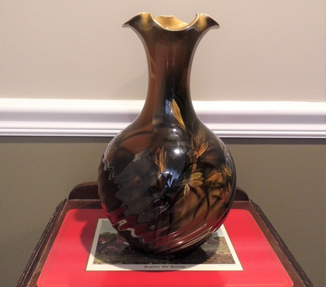 Antique Rookwood Pottery Ceramic Ewer Hand-painted by Anna Marie ...