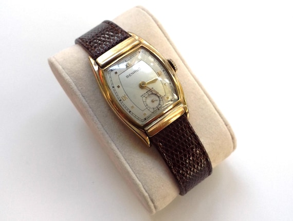 Vintage Benrus Gold Filled 17 Jewel Swiss Movement Me… - Gem