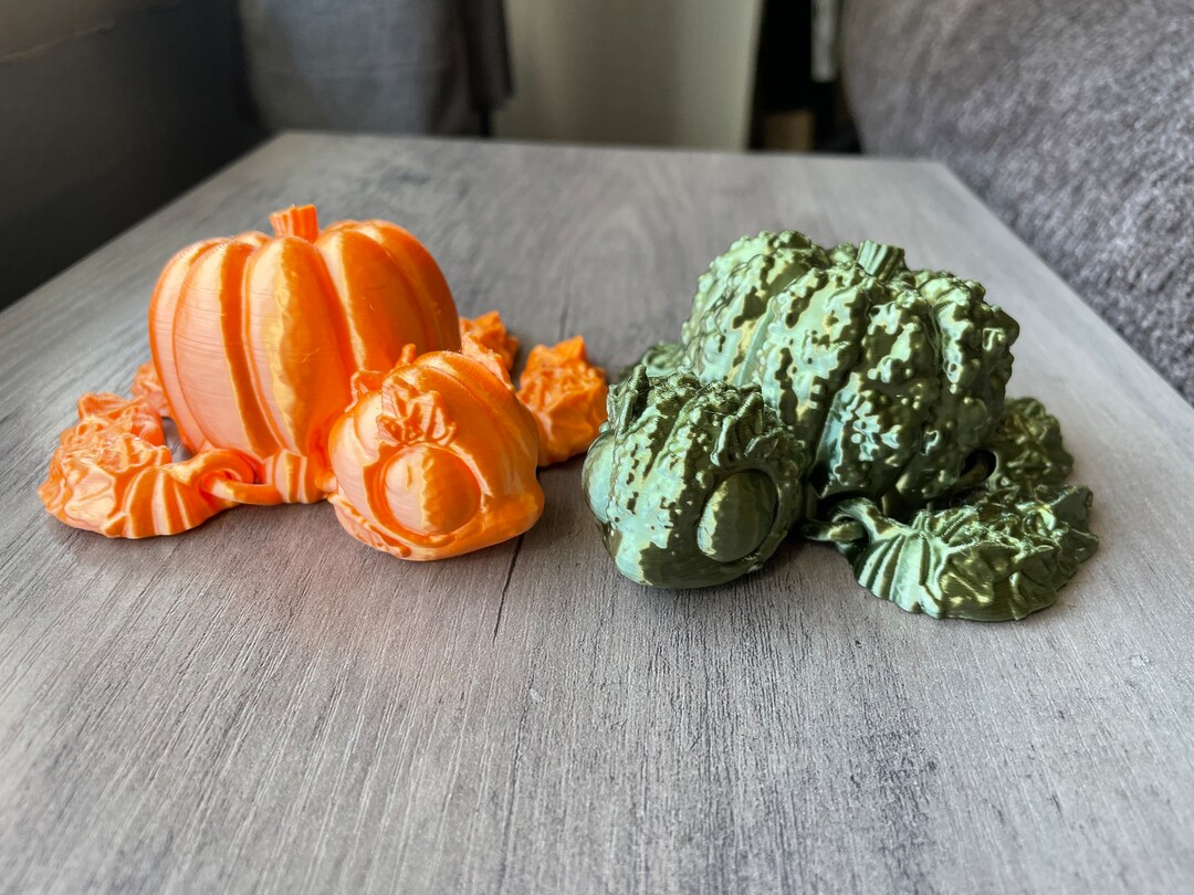Bumpy Pumpkin Turtle - Bumpkinurtle - Articulating Turtle - Pal - Etsy