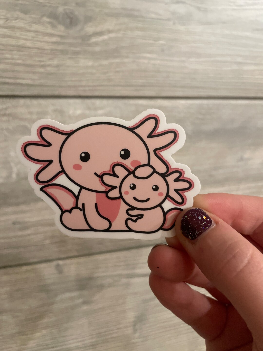 Axolotl Mama Sticker - Etsy