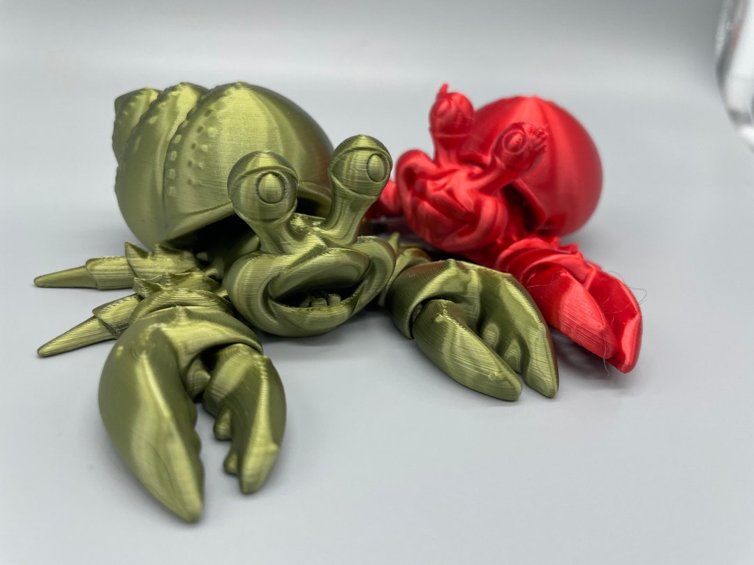 Hermit Crab Fidget Crabs Desk Pals - Etsy