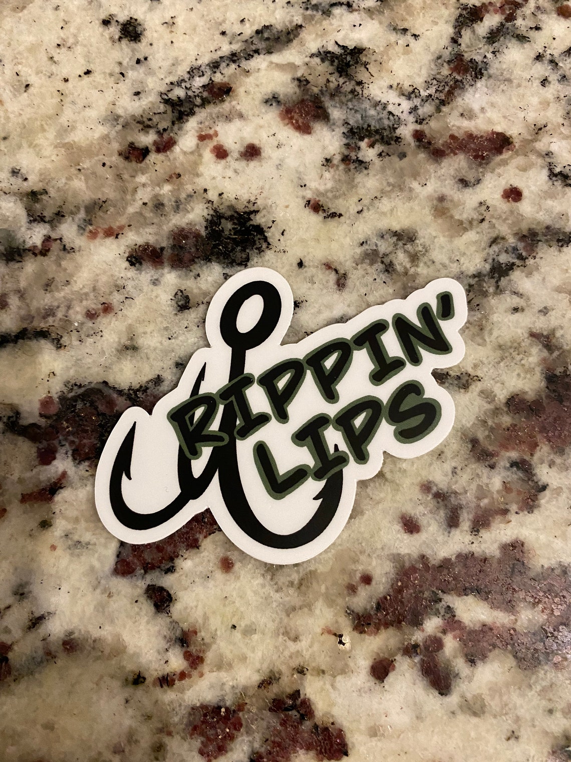 Rippin’ Lips Sticker - Etsy
