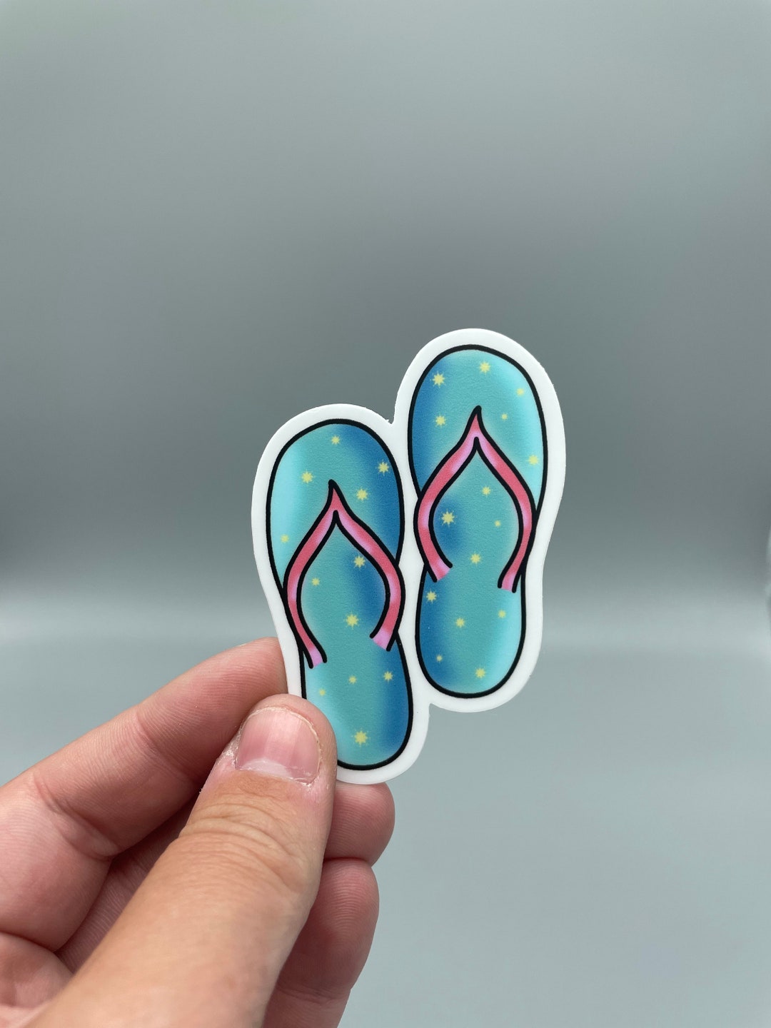 Flip Flop - Summer - Sticker - Etsy