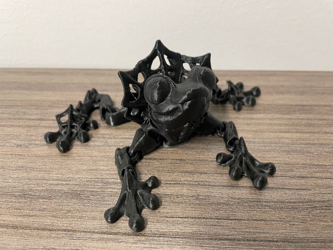 Count Frogula Halloween Frog Spiders Articulating Halloween Decor - Etsy