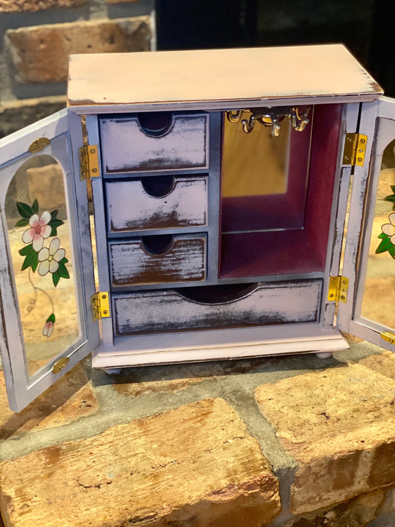 Pretty Pink Jewelry Box - Etsy