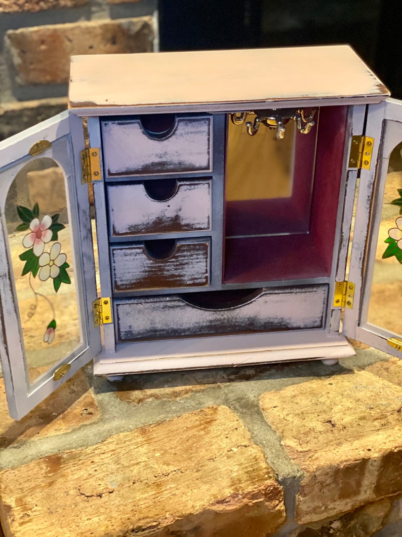 Pretty Pink Jewelry Box - Etsy