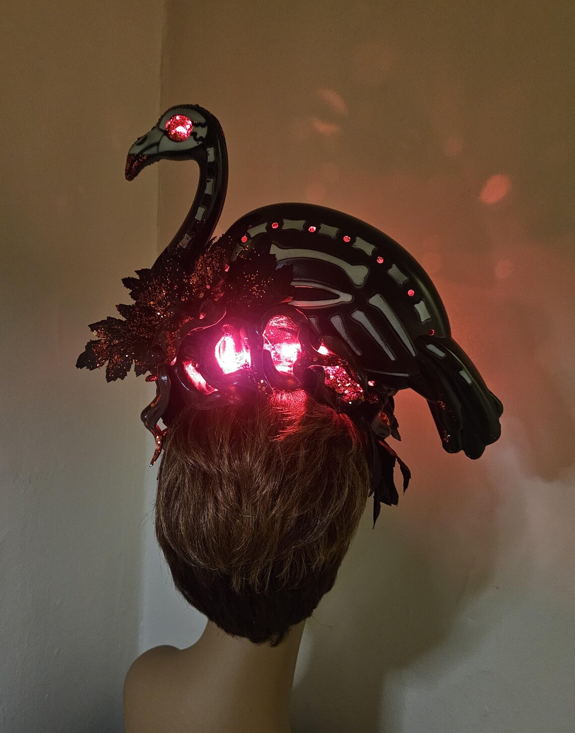Black Flamingo Lighted Crown - Etsy