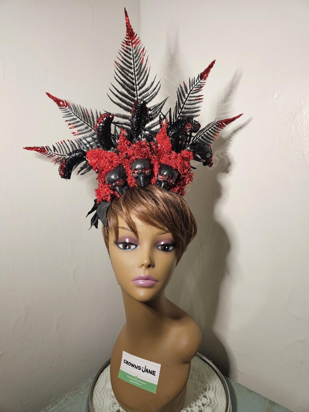 Scary Venus Flytrap Lighted Crown in Black - Etsy