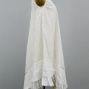Vintage 1970s White Josefa Dress With Matching Shawl, 70s Eyelet Lace ...