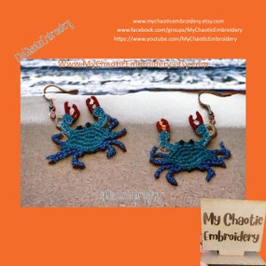 4x4 FSL Free Standing Lace Crabs 2 Pair per Hoop, (delicate Parts ...