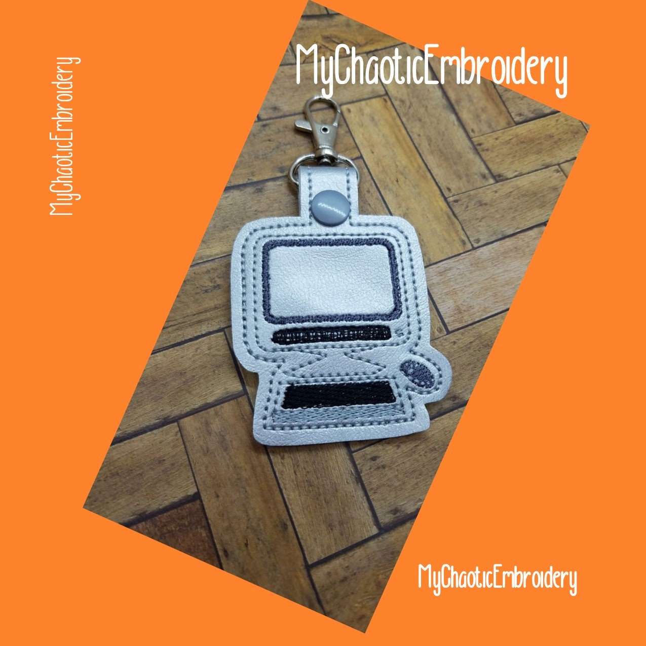 2 Versions Computer Desktop PC Applique Screen or Fill Stitch | Etsy