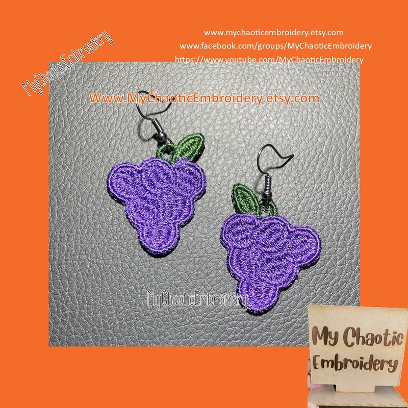 Bunch Grapes Earrings - Etsy