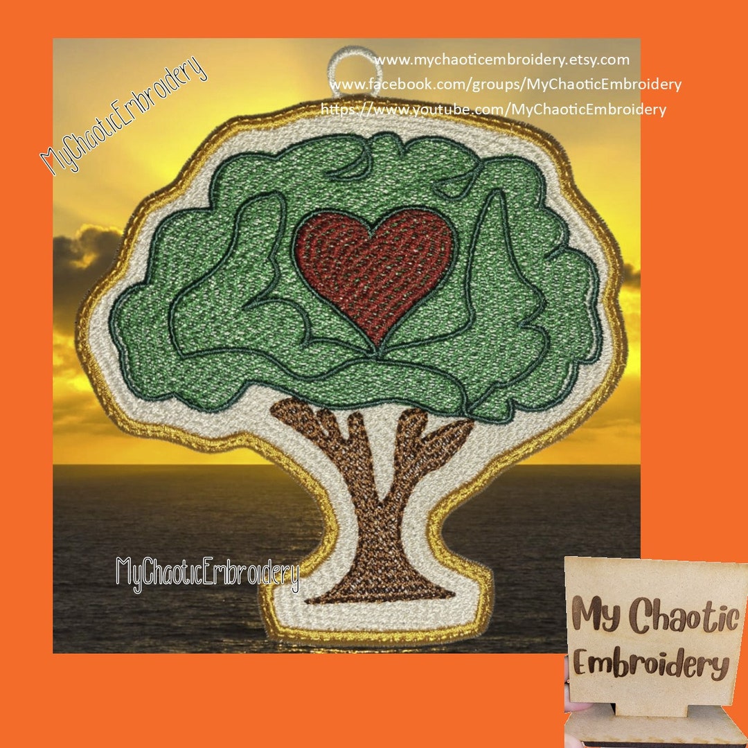 Free Standling Lace FSL Tree of Life Ornament Designs 3 Sizes 4x4, 5x5 ...