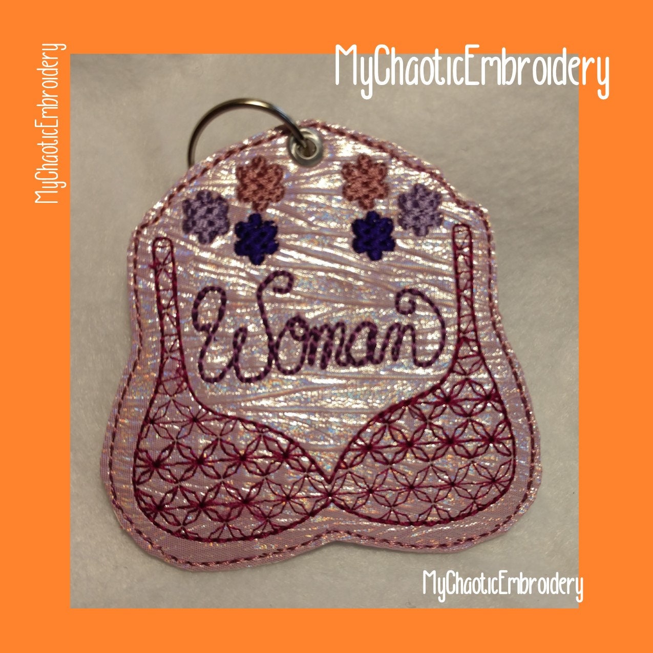 Bra Woman Save the Tatas Boobies Boobs Breast Chi Chi Key Fob Ring ...