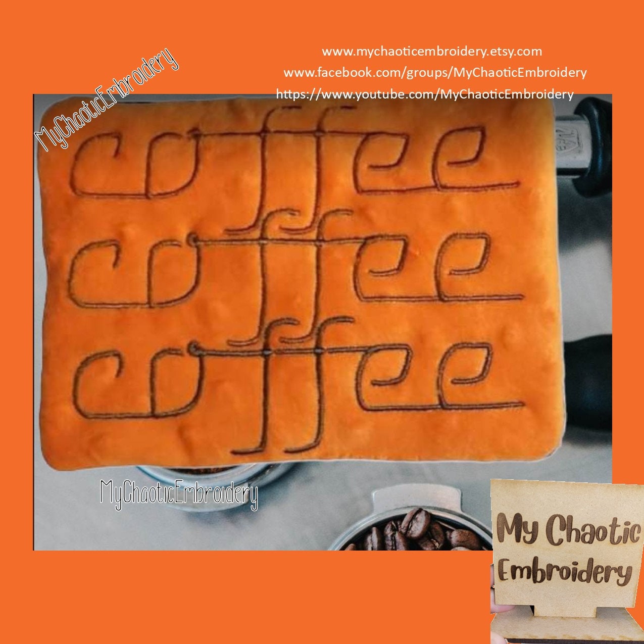 5x7 Mug Coaster Mat 2 Styles COFFEE COFFEE COFFEE Java Cup of - Etsy