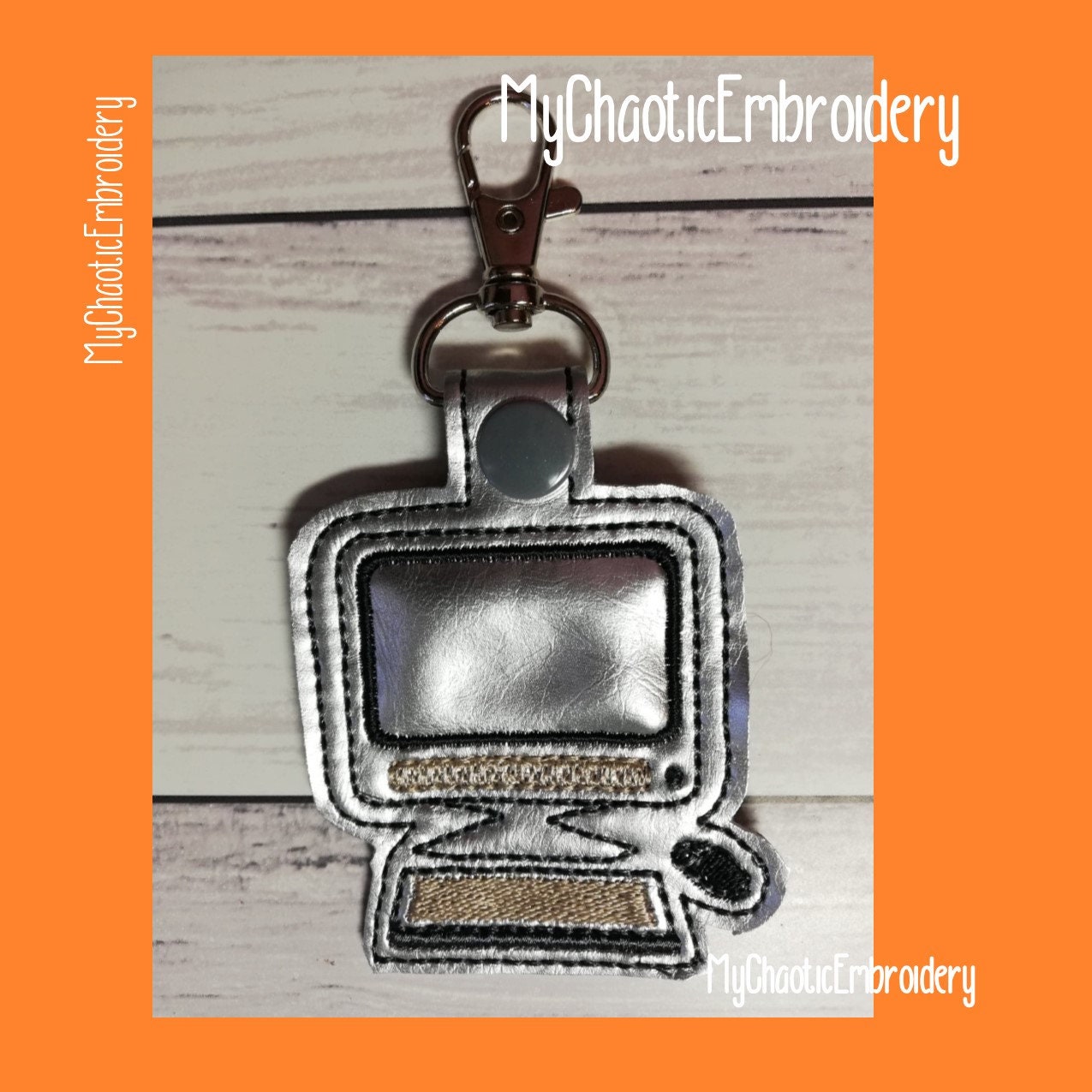 2 Versions Computer Desktop PC Applique Screen or Fill Stitch | Etsy