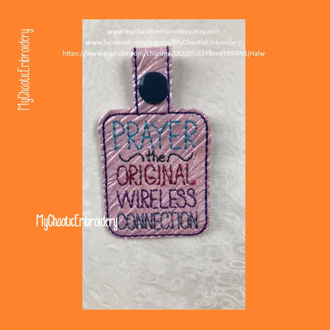 Prayer Wireless Connection Wifi 4x4 Snap Tab Key Fob Ring Designs ...
