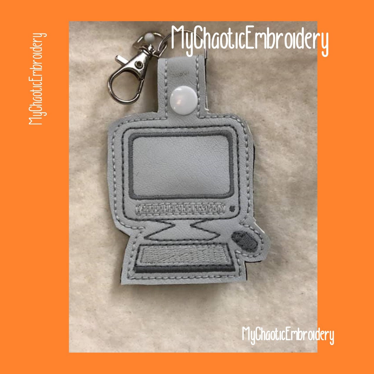 2 Versions Computer Desktop PC Applique Screen or Fill Stitch | Etsy