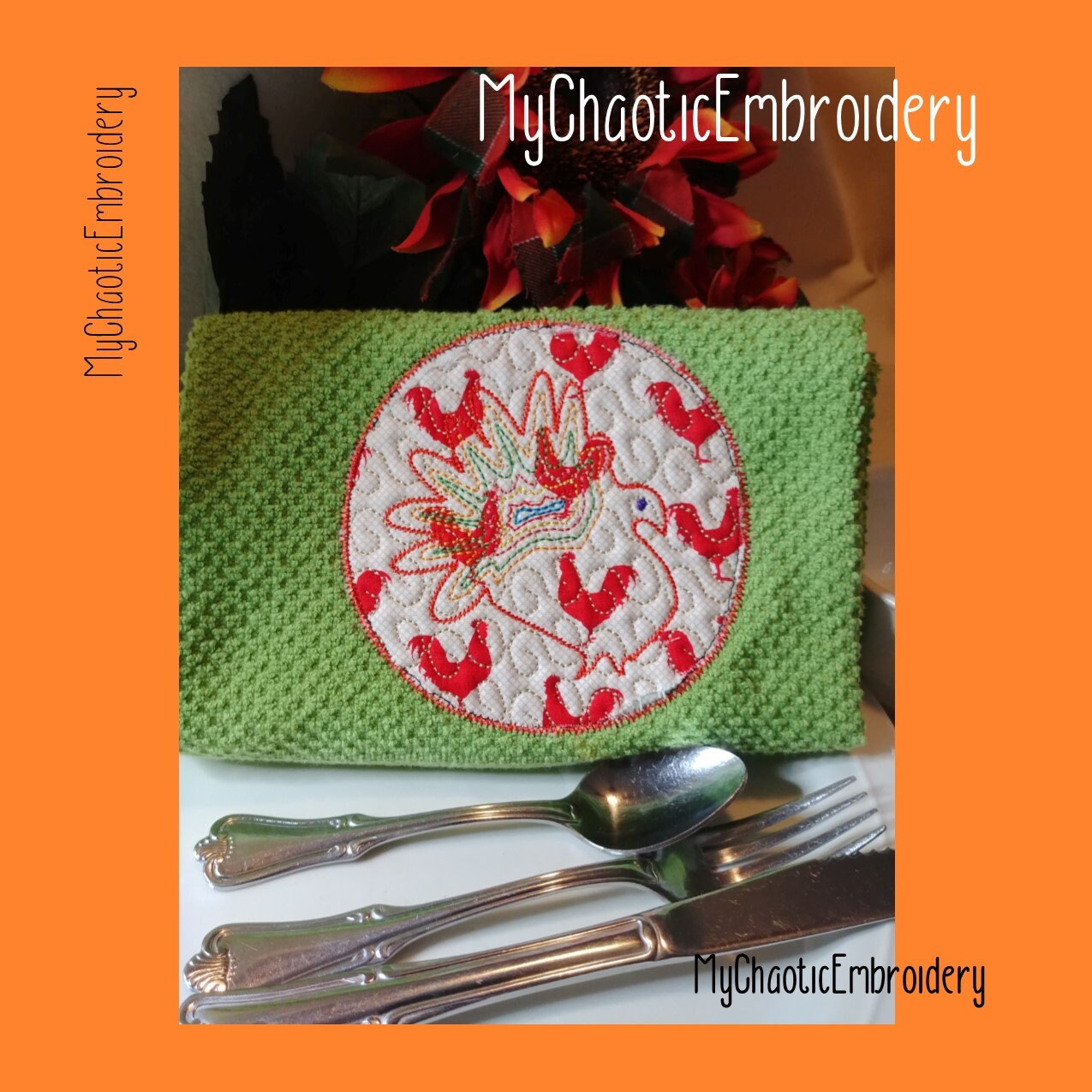 Applique With Optional Stippling Designs Turkey Thanksgiving Fall ...