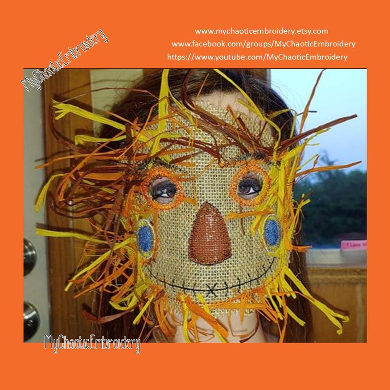 Scarecrow Mask - Etsy