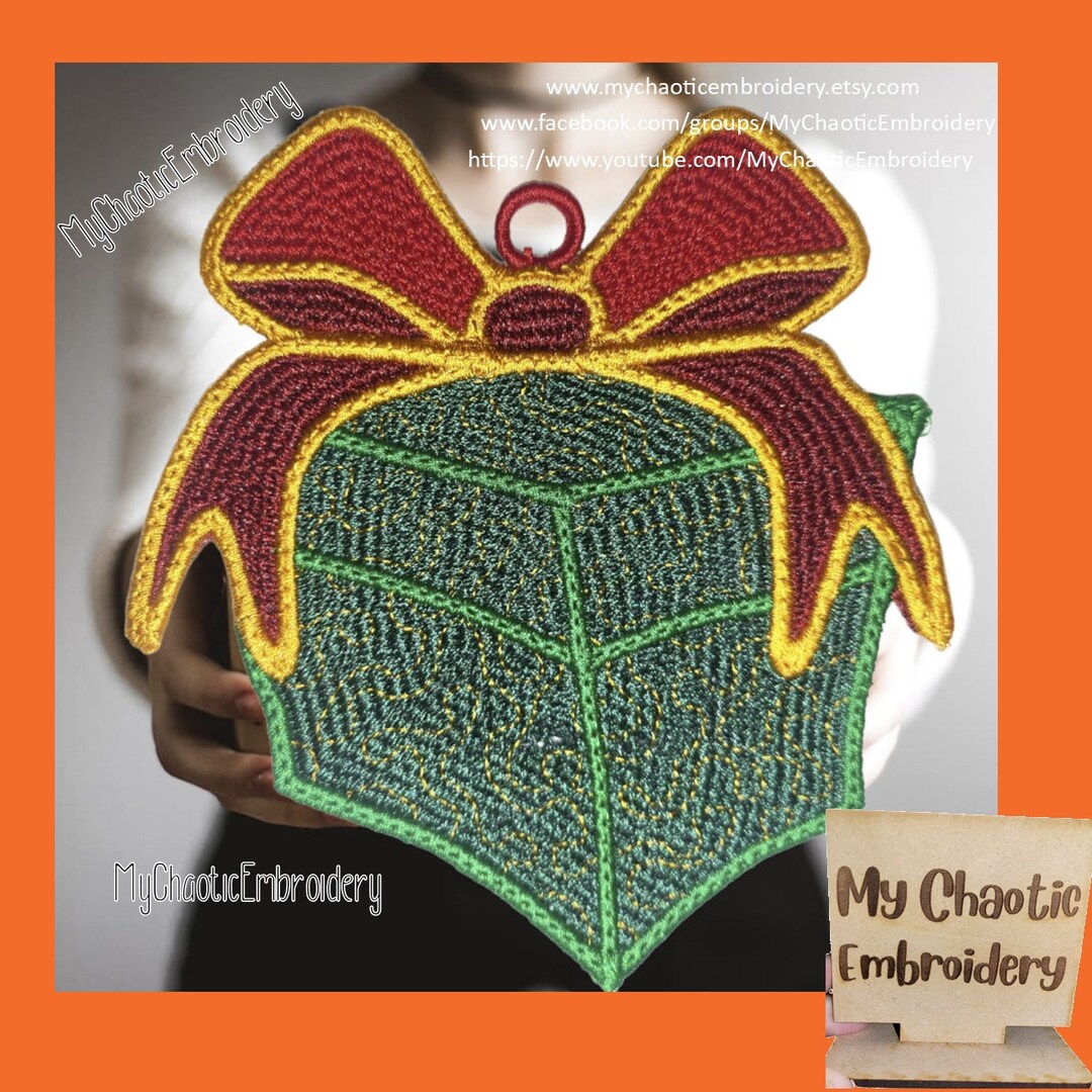 Free Standling Lace FSL Gift Present Ornament Designs 3 Sizes 4x4, 5x5 ...