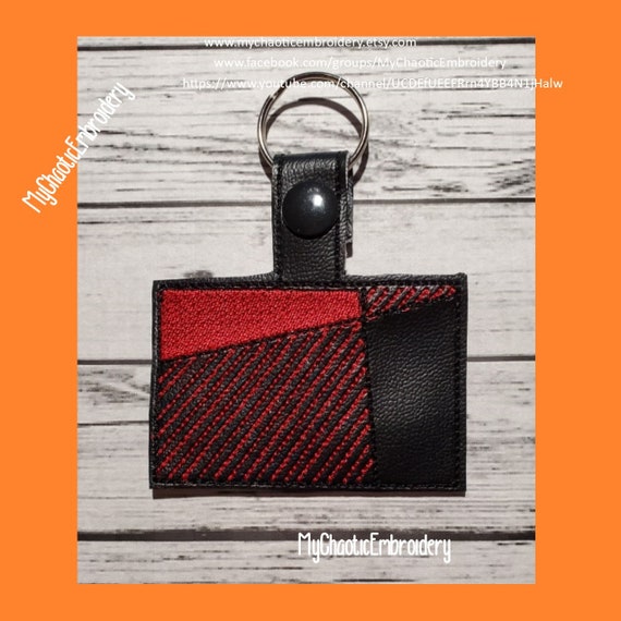 Buffalo Plaid Lumberjack Redneck Keyfob Designs 4x4 Single and | Etsy