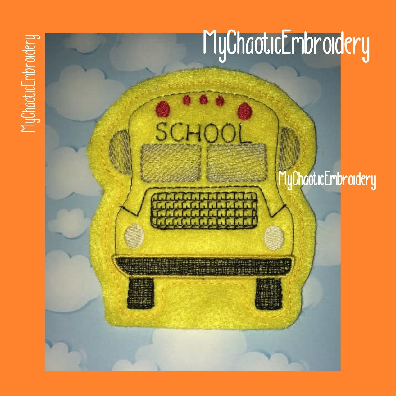 School Bus End of School Summer Coaster 4x4 Designs Digital | Etsy