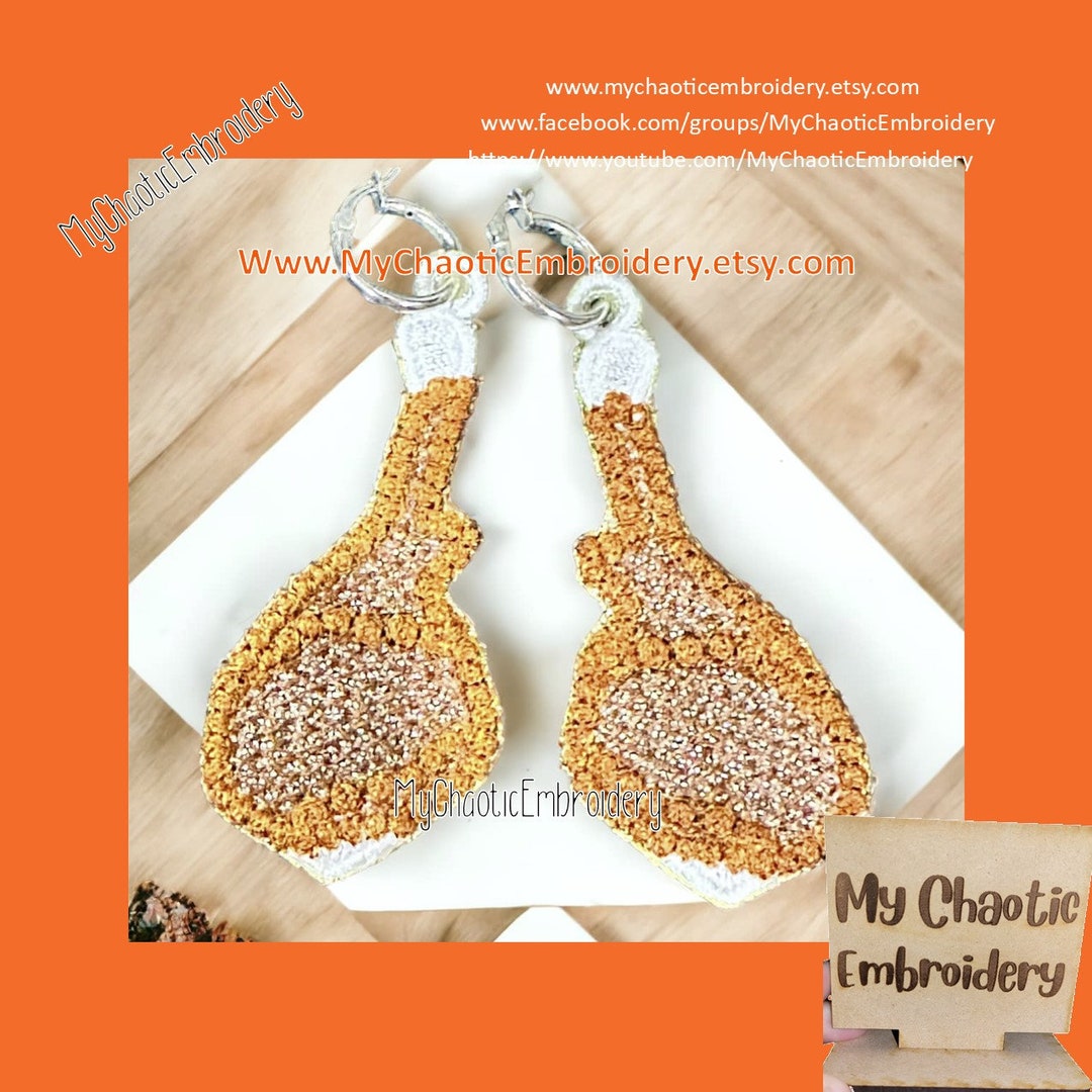 4x4 FSL Free Standing Lace Turkey Leg Chicken Drumstick Crispy Pan ...