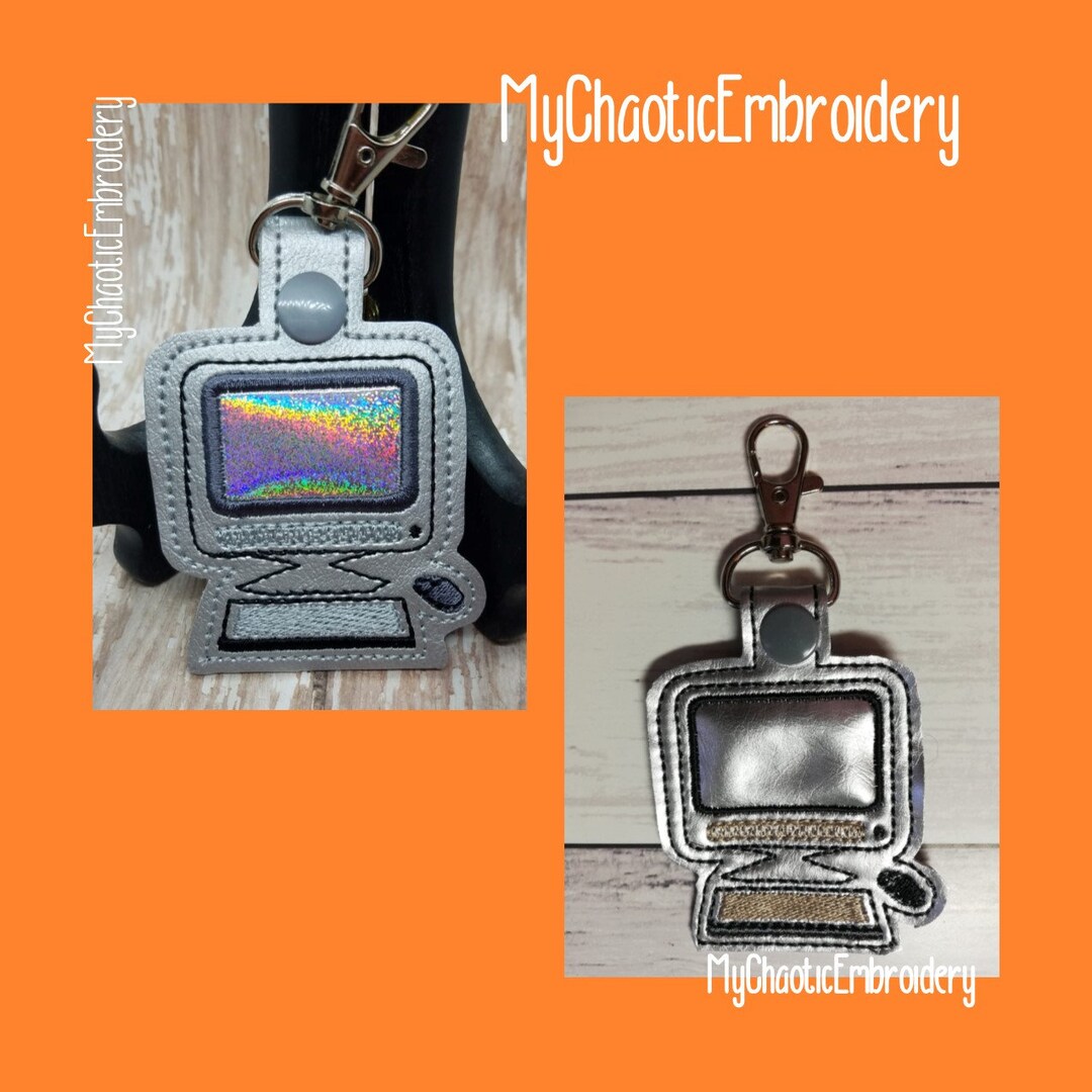 2 Versions Computer Desktop PC Applique Screen or Fill Stitch 4x4 Key ...