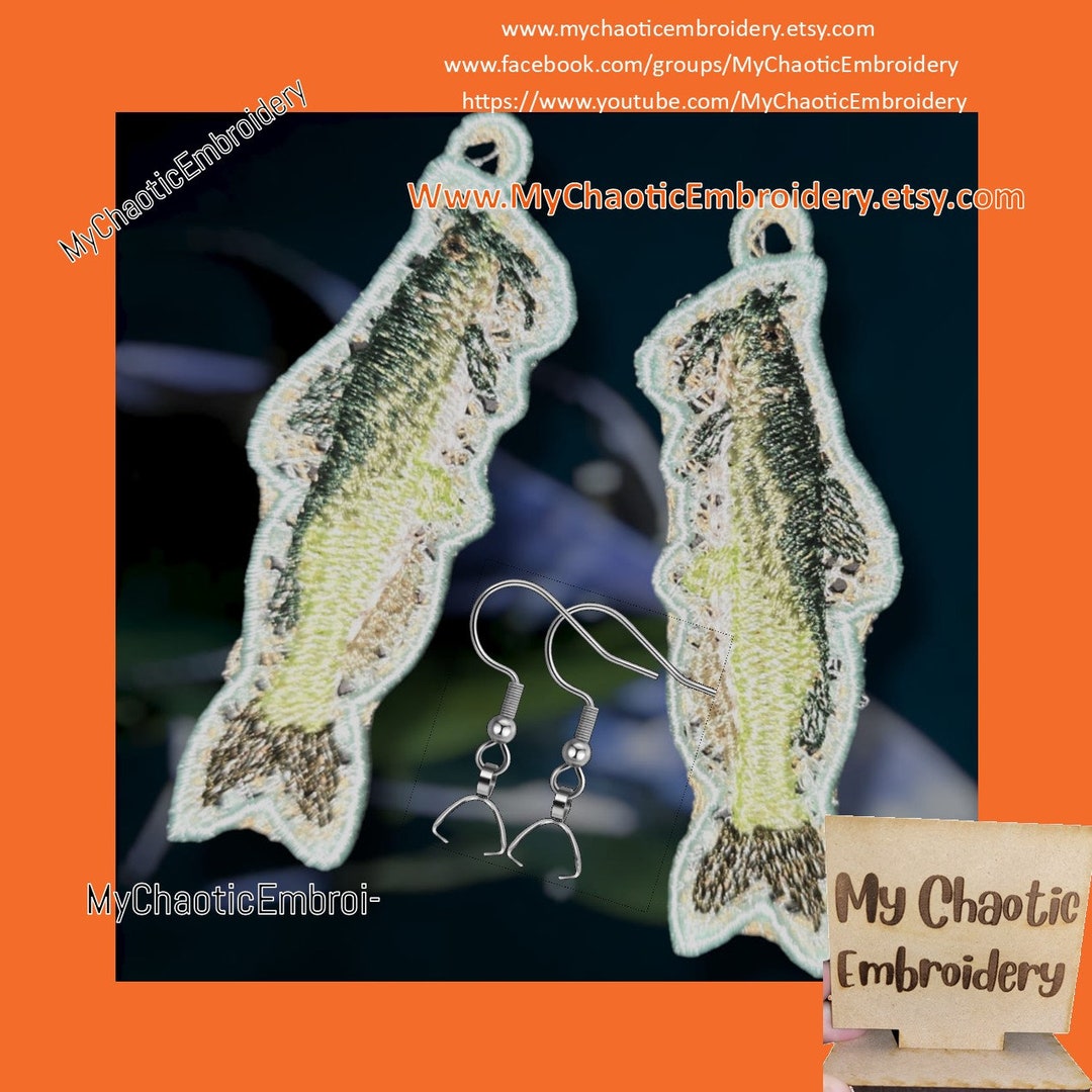 4x4 FSL Free Standing Lace Catfish Blue Cat Channel Cat Fishing Bait ...