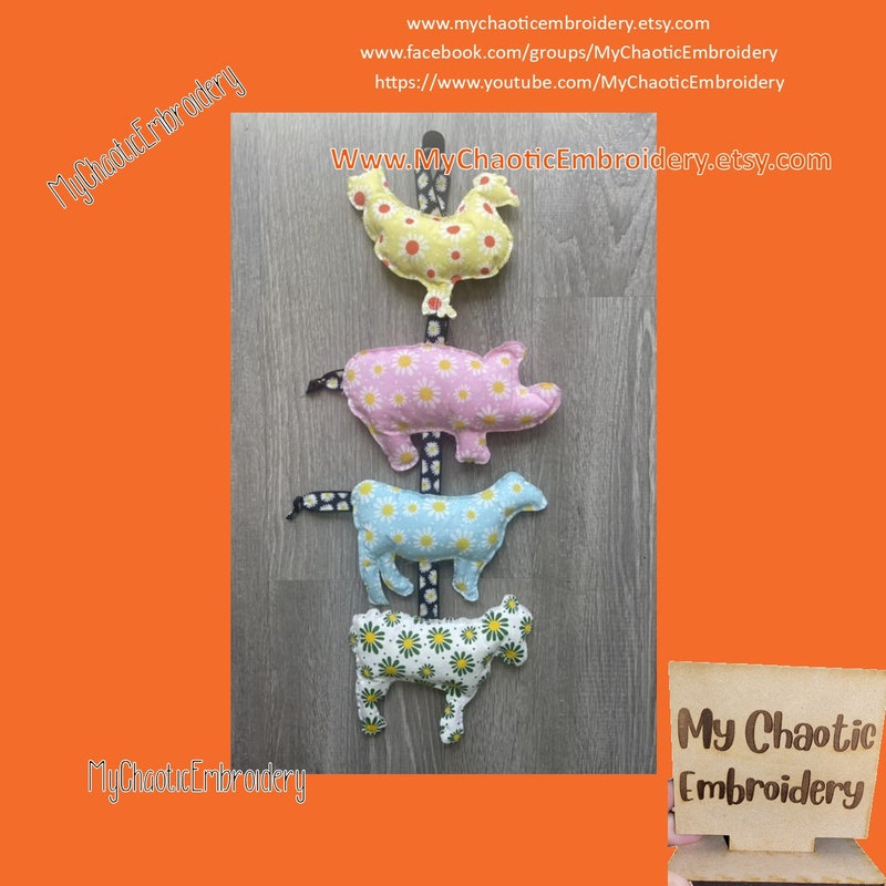 Sheep Embroidery Tag - Etsy