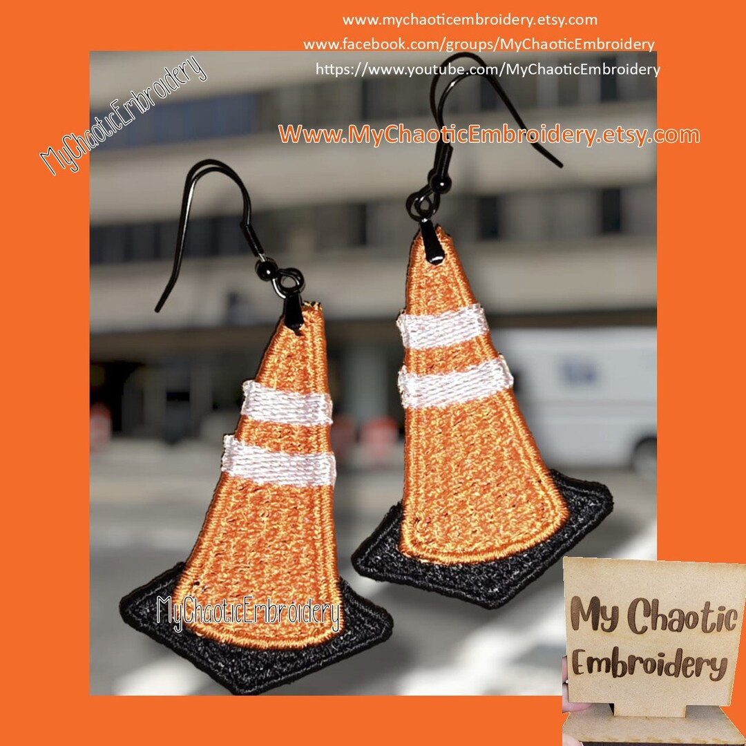 4x4 FSL Free Standing Lace Traffic Cone Witches' Hat Construction ...