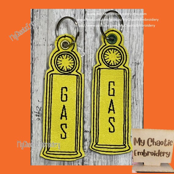 4x4 Vintage GAS Pump Keyfob Snaptab Designs INSTRUCTIONS - Etsy