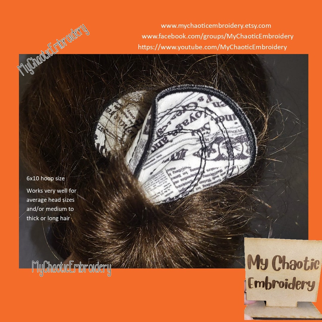 Bun Twister ITH Hair Accessory - Bun Holder Maker - 6x10 Included ...