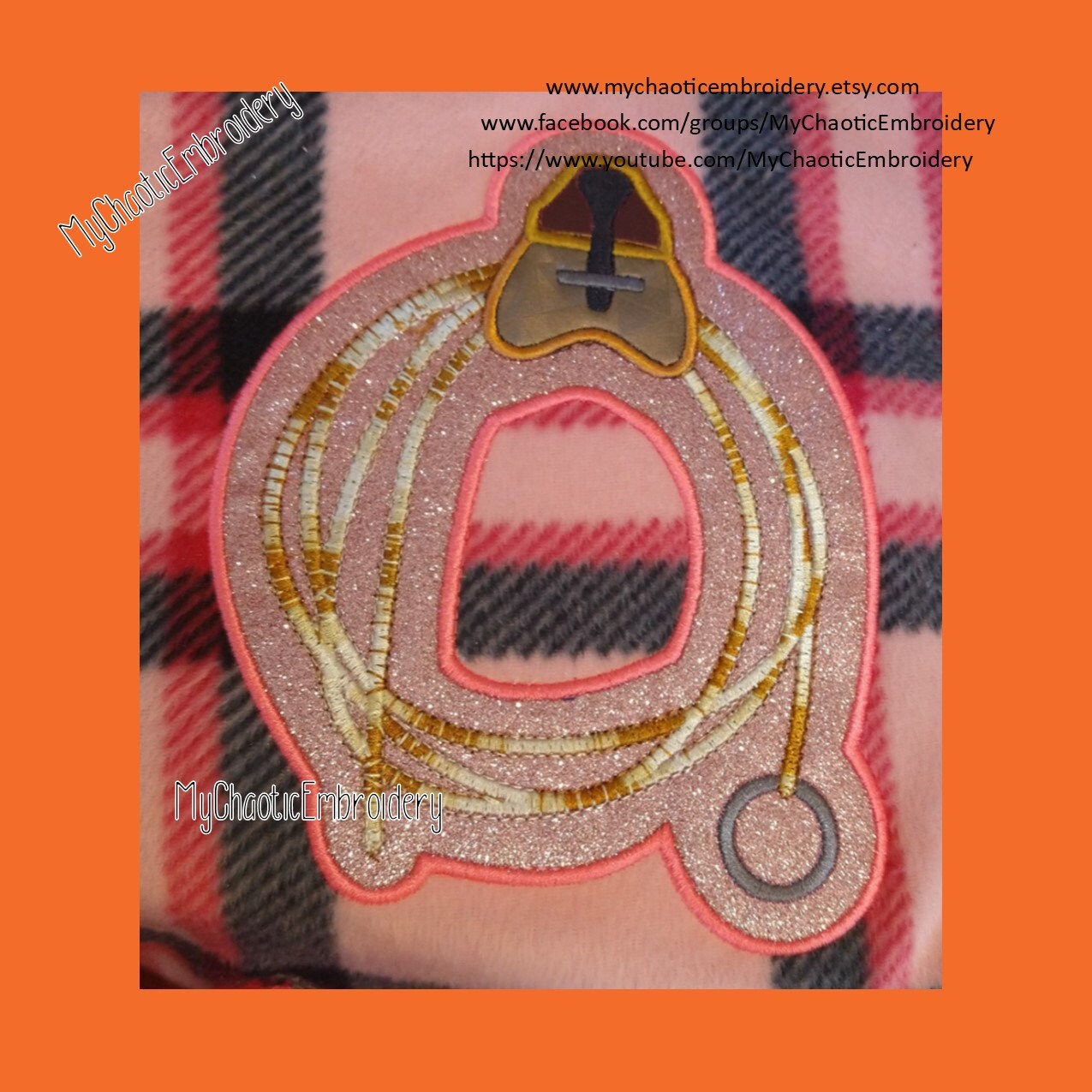 5x7 Rodeo Cowboy Lasso Rope Country Western Tack Applique - Etsy