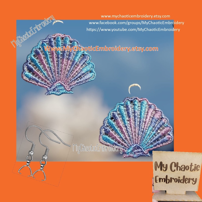 Sea Shells Machine Embroidery - Etsy