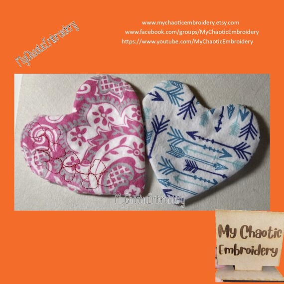 Bonding or Pairing Hearts Single and Multi in Hoop 4x4 5x7 - Etsy