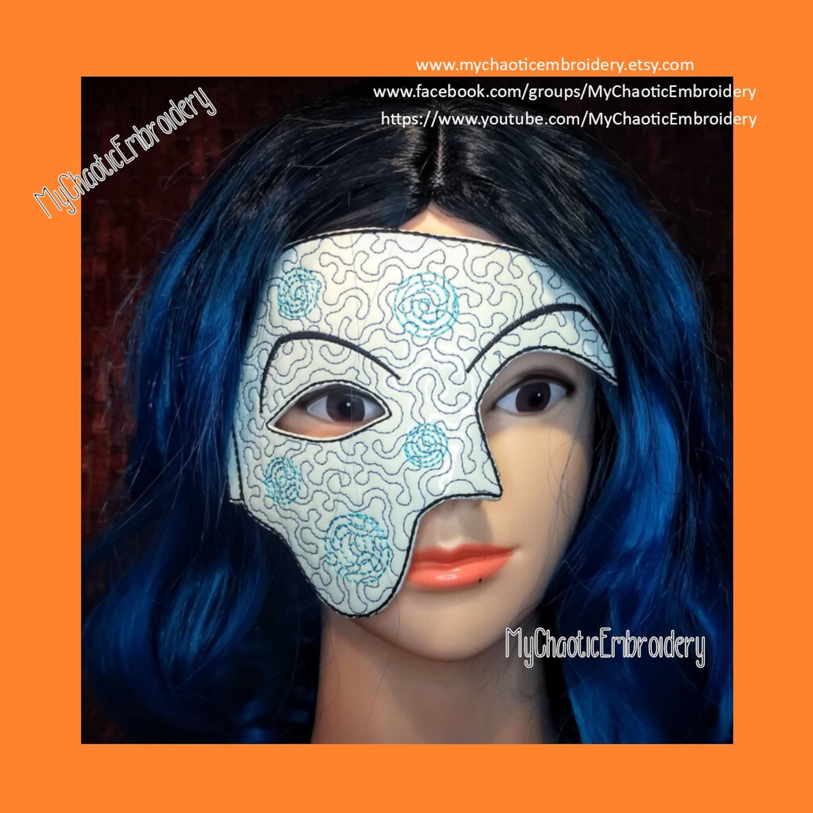 2 Styles Mardi Gras Mask Set for 1/8 Dowel or Wand 5x7 | Etsy