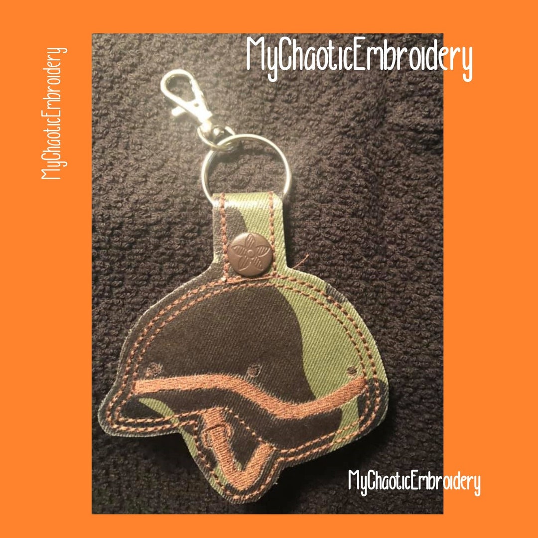 Hat Steel Helmet Military Combat 4x4 Key Fob Ring Designs - Digital ...