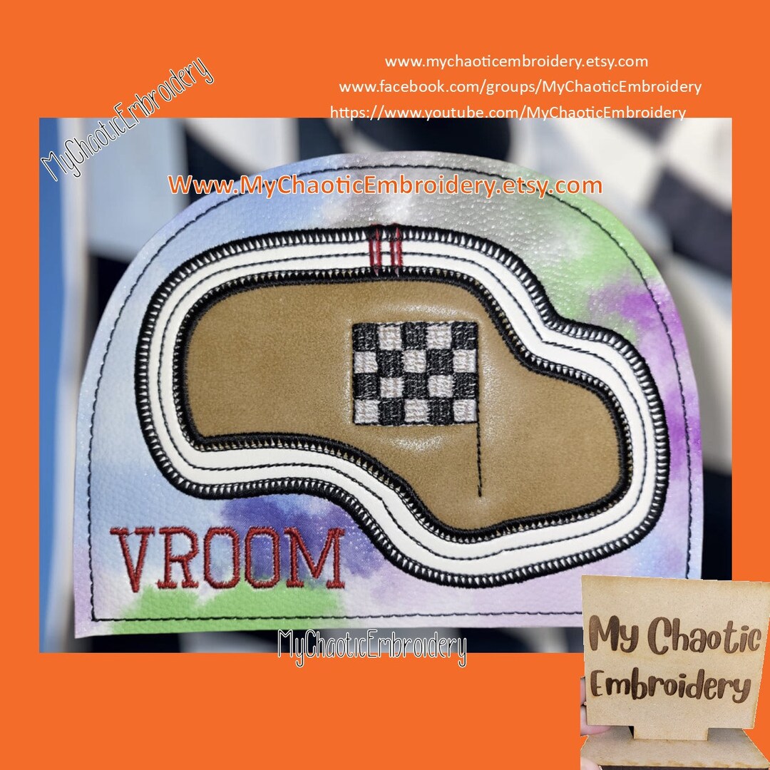 5x7 Kitchen Napkin Holder Cover Race Track Racetrack Vroom Racing ...