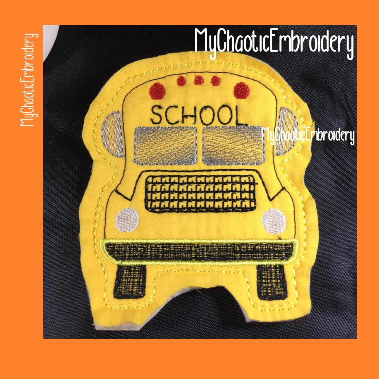 School Bus End of School Summer Coaster 4x4 Designs Digital | Etsy