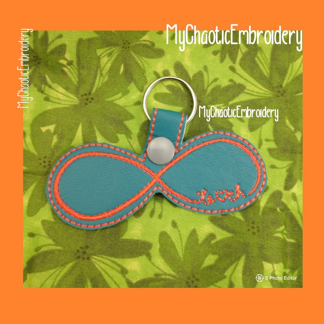 2 Designs- Teach (or) Teacher Infinity Symbol Snaptab School 4x4 Key ...