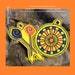 3 Designs - Dart Board, Bullseye Darts Keyfob, Zipper Pull, Charm Key ...