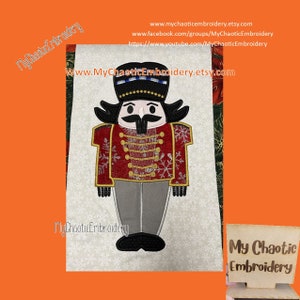 Nutcracker Applique Bundle 4 Hoop Sizes Applique and Fill Stitch Embroidery Design Digital File ...