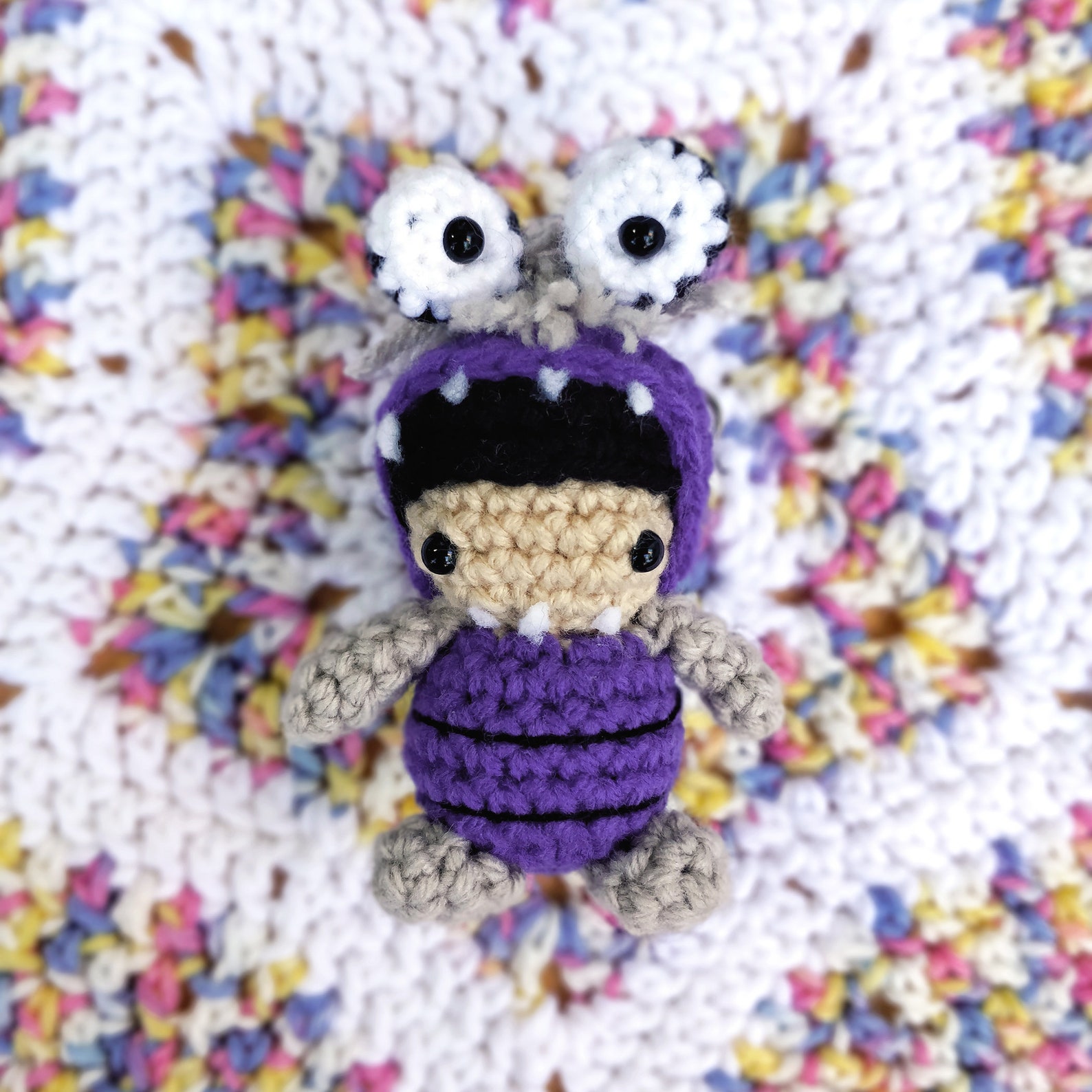 Boo Monsters Inc Crochet Pattern PDF Pattern Mini | Etsy