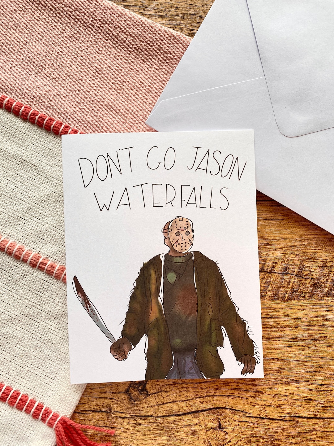 Don’t Go Jason Waterfalls - Greeting Card - Etsy