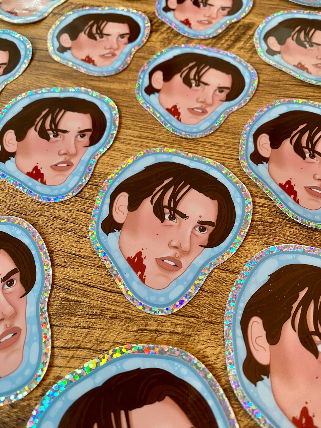 Billy Loomis Waterproof Glitter Sticker - Etsy