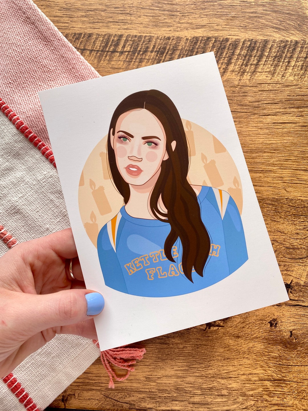 Jennifer Check Mini Print - Etsy