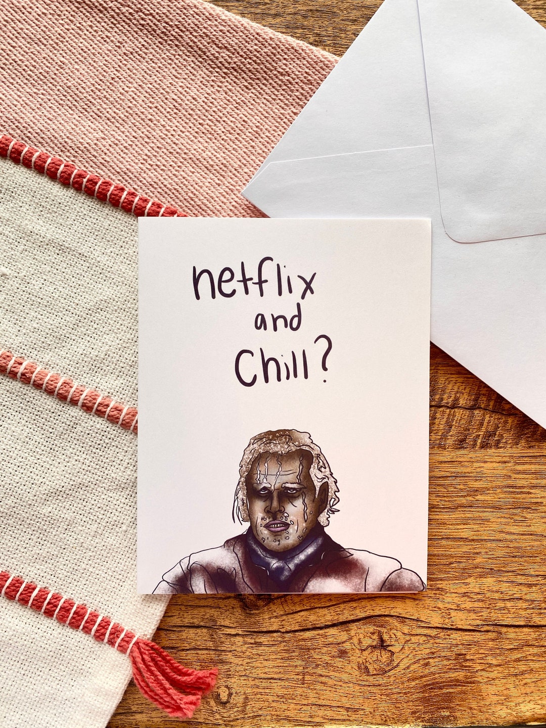 Netflix and CHILL Greeting Card - the Shining - Etsy